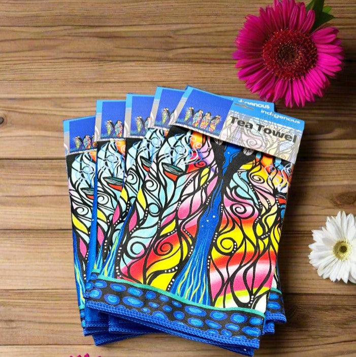 Indigenous Designed Tea Towel Collection – Mocs n More